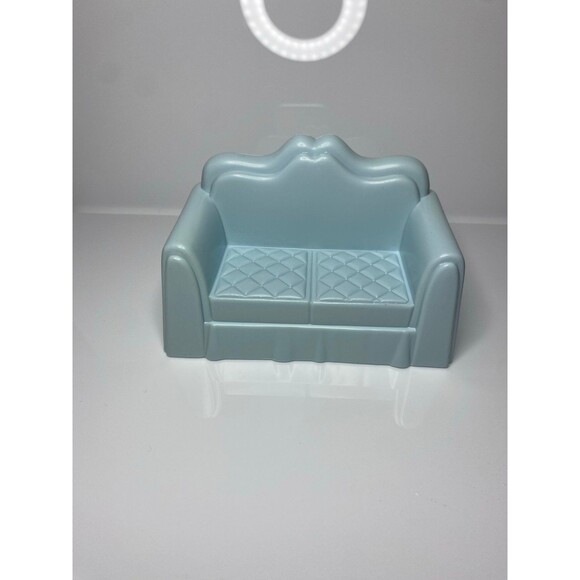 Playskool | Toys | Vintage Blue Couch Playskool 99 Victorian Mansion ...